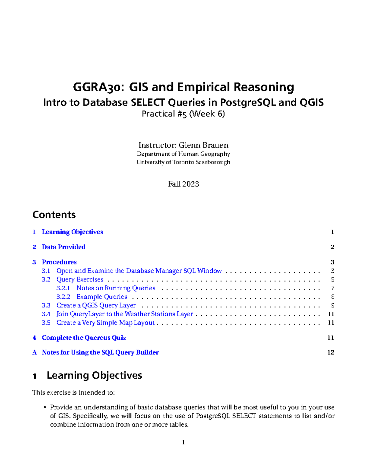 GGRA30 Tut5 QGIS Postgre SQL Joins Queries - GGRA30: GIS and Empirical ...