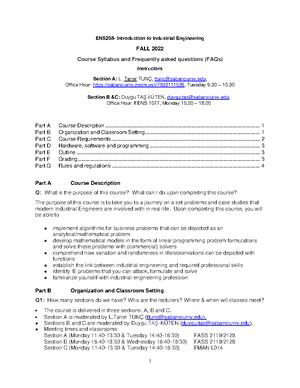 ENS208 Module 1 Review Questions Solutions - ENS 208 Introduction to IE ...