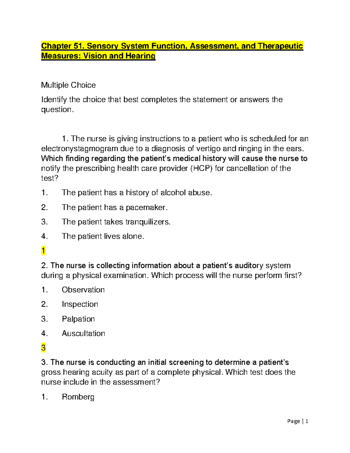 Chapter 51. Sensory System Function, Assessment, and Therapeutic ...