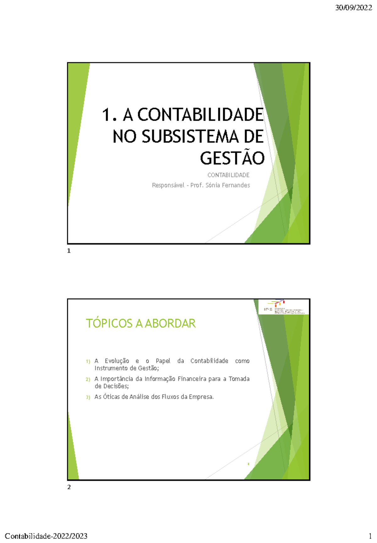 Contabilidade PPTS - 1. A CONTABILIDADE NO SUBSISTEMA DE GESTÃO ...