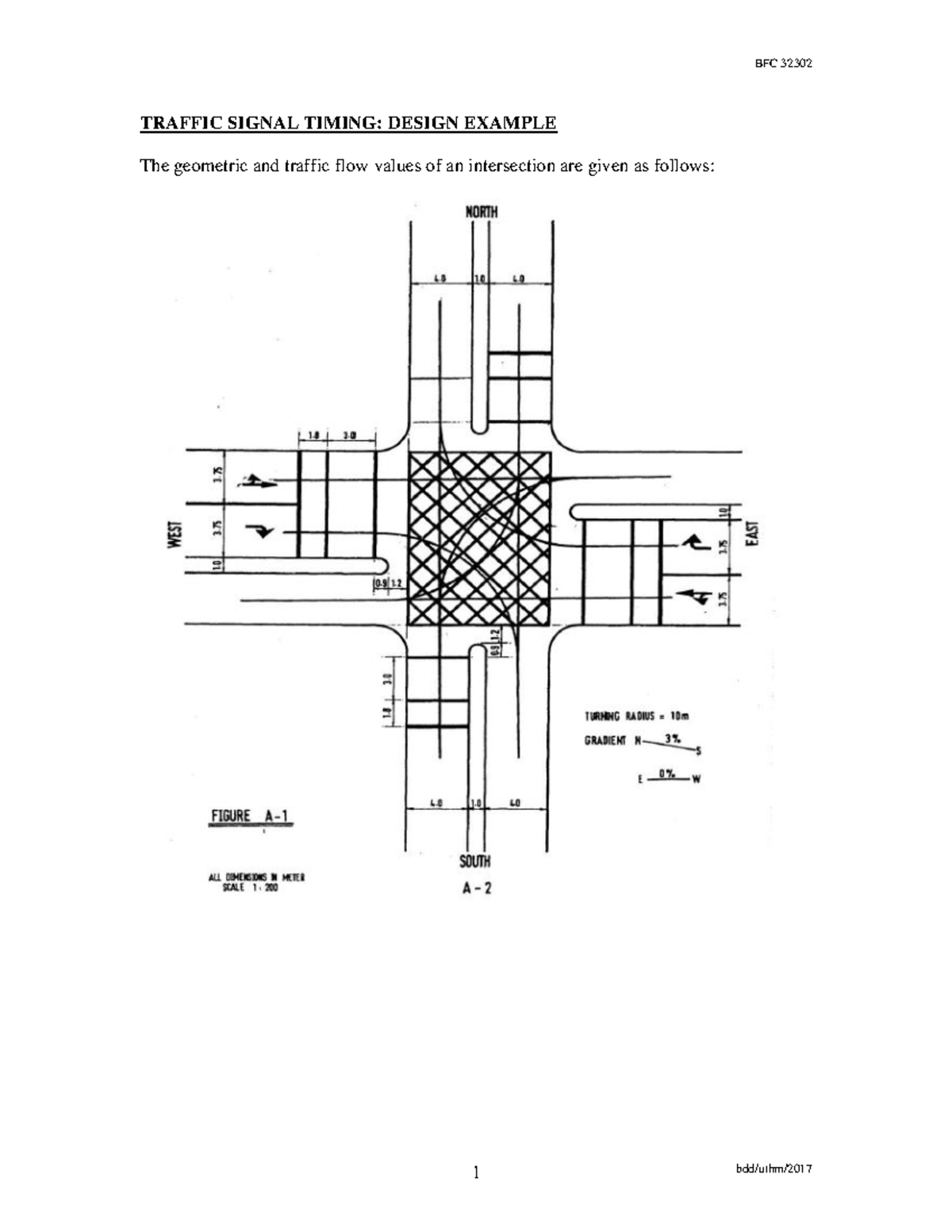 Exampleoftrafficsignaldesign - TRAFFIC SIGNAL TIMING: DESIGN EXAMPLE ...