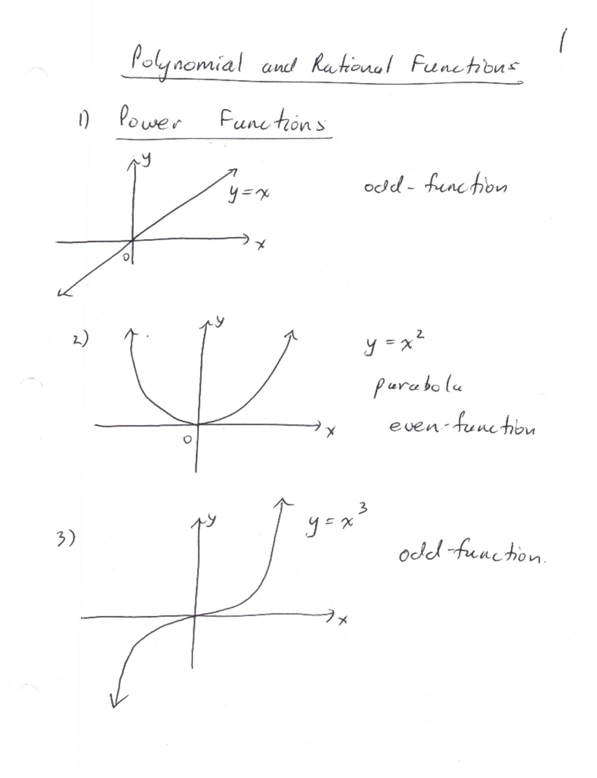 Polynomial and Rational Functions - MATH 208 - Studocu