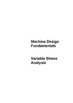 Prime Elements Machine Design - PRIME ELEMENTS MACHINE DESIGN II ...