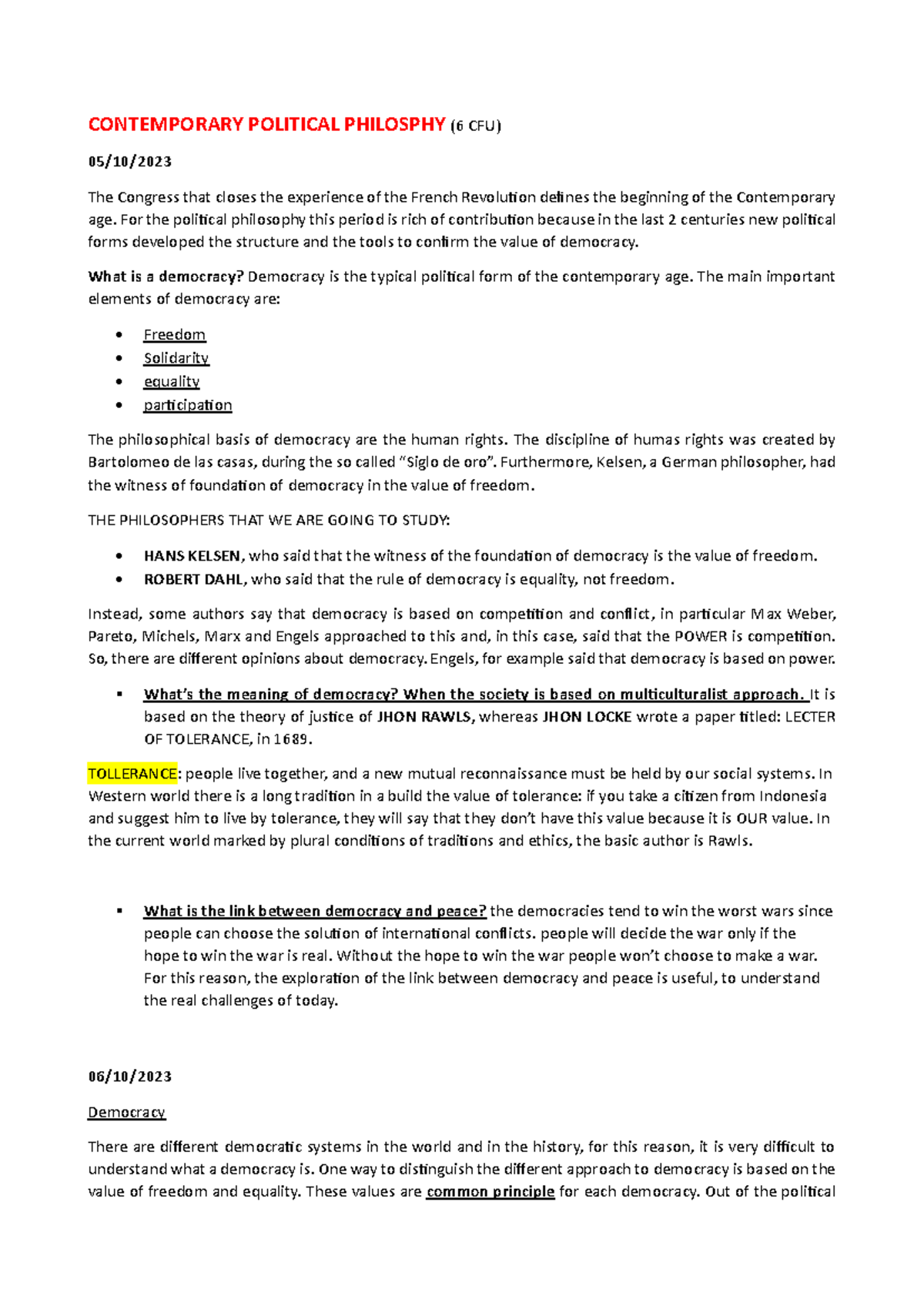 Contemporary Political Philosphy - CONTEMPORARY POLITICAL PHILOSPHY (6 ...