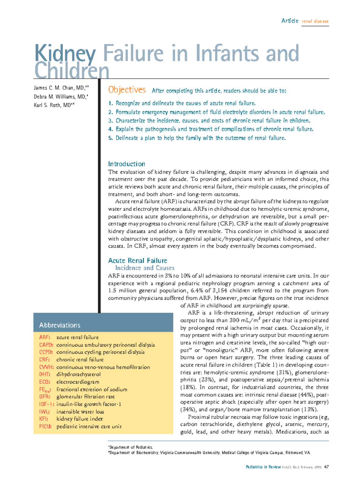 Kidney Failure Infants Children - Kidney Failure in Infants and ...