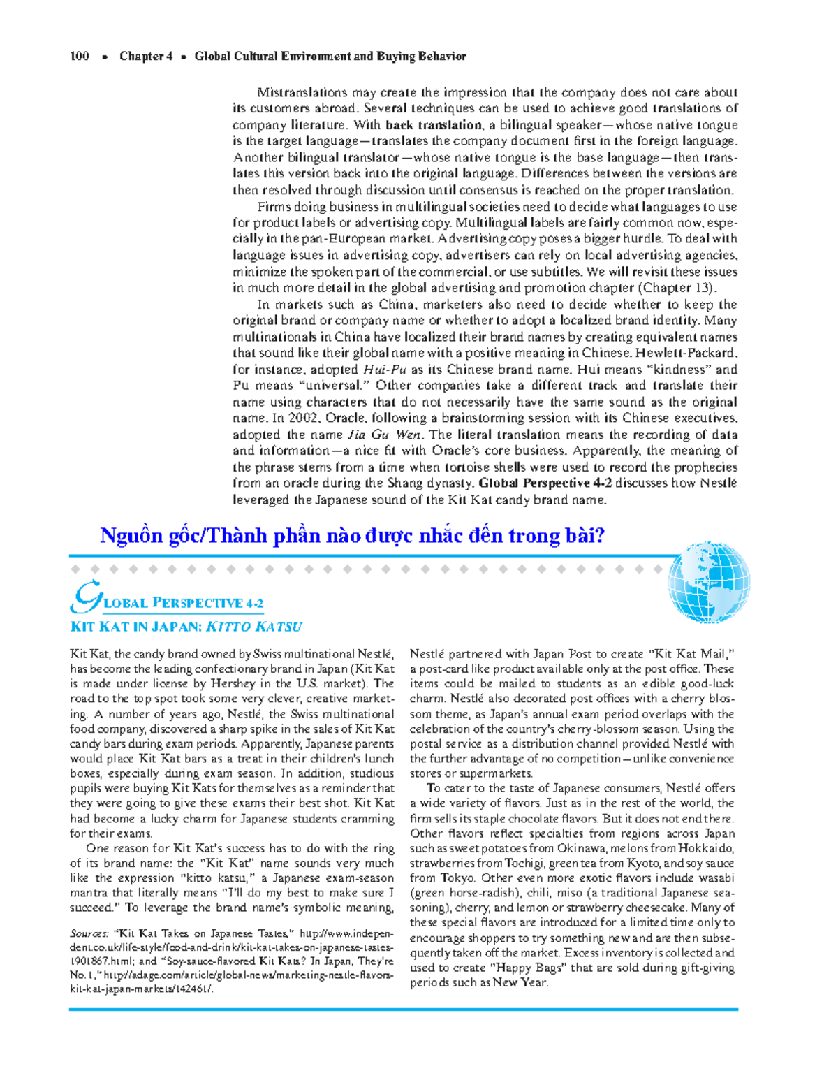 2. Kitkat - International business risk management - 100 • Chapter 4 ...