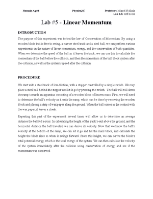 Physics 208 Lab Report 1: Vibrating Strings - Ratul Bin Rasul Physics 208 Lab 1 - Vibrating ...