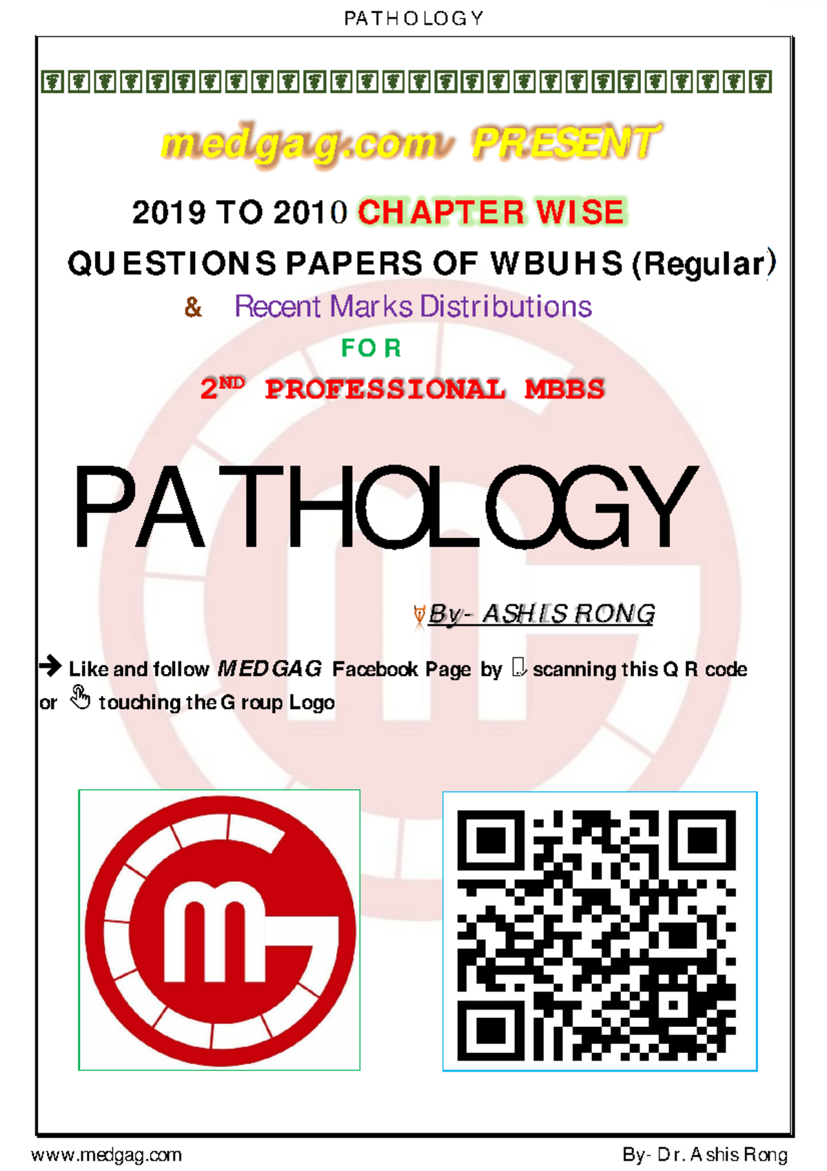 Pathology 2019-2010 (Regular) Chapter wise Question Papers Wbuhs - ⚕⚕⚕⚕ ...