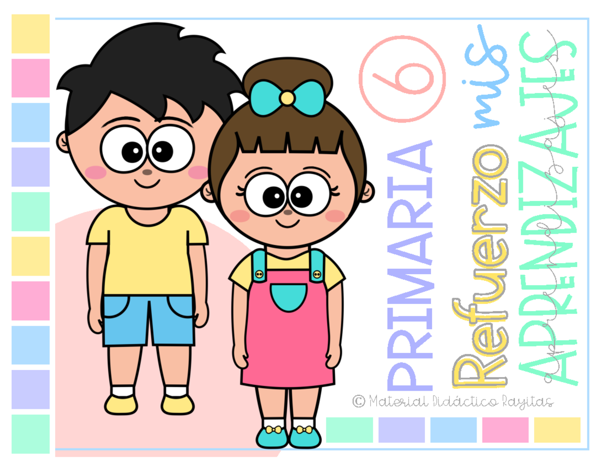 🤗6o Refuerzo mis Aprendizajes - ©Material Didáctico Rayitas Refuerzo mis apr endi zaj es 6 ...