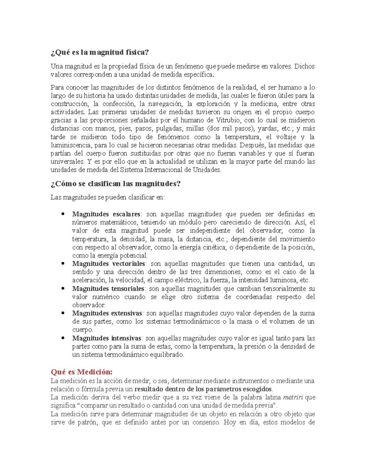 Qué es Magnitud, Medición, exactitud, presición y sensibilidad - ¿Qué ...