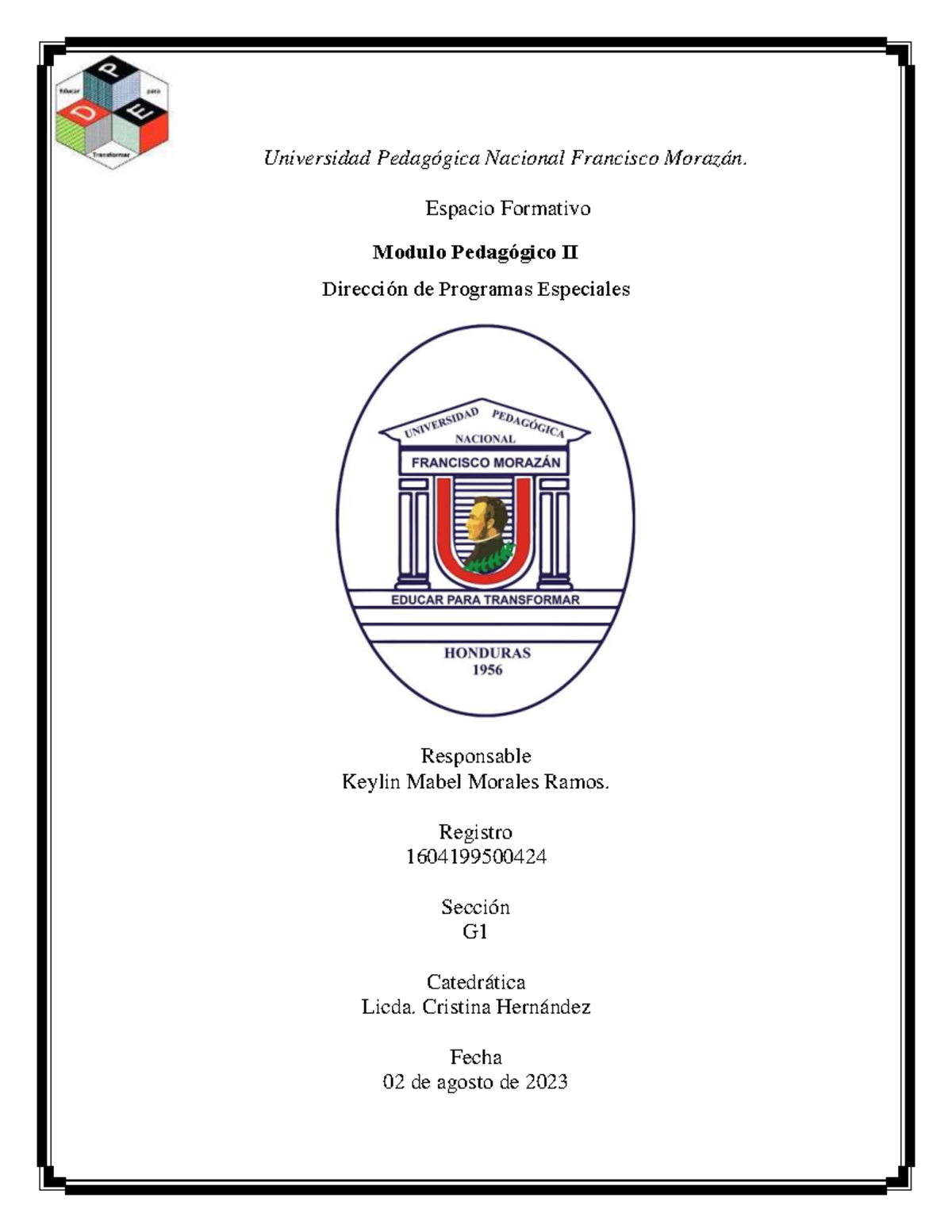 Cuadro sinoptico Keylin Morales - Universidad Pedagógica Nacional ...