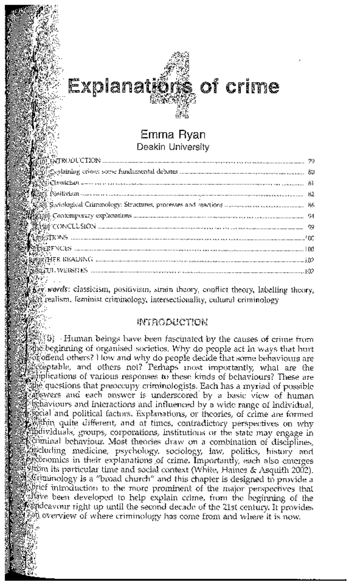 20210325 T171645 crim10001 chapter 4 explanations of crime - VETS20019 ...