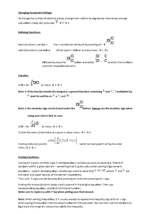 Probability revision notes - Studocu