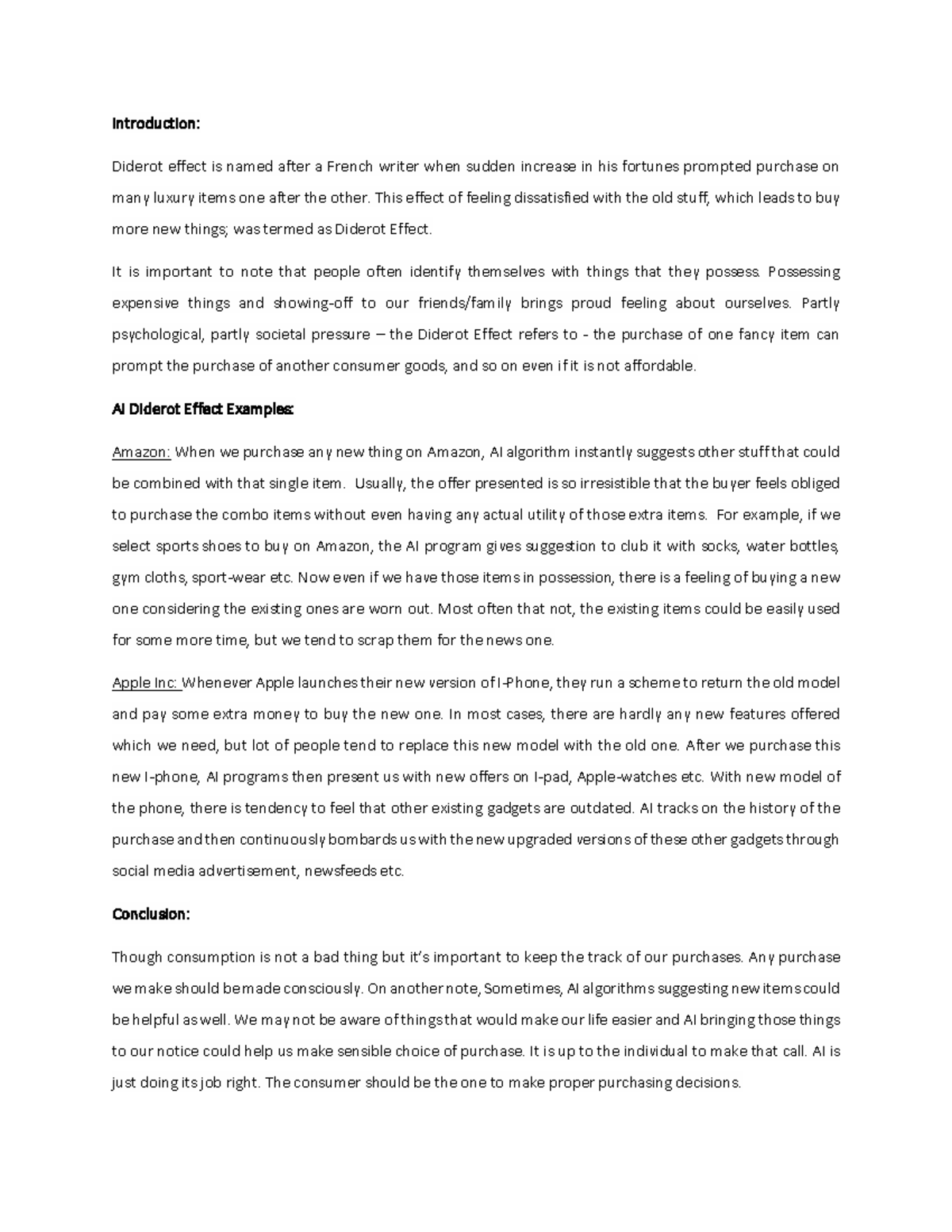 Didrot effect - Introduction: Diderot effect is named after a French ...