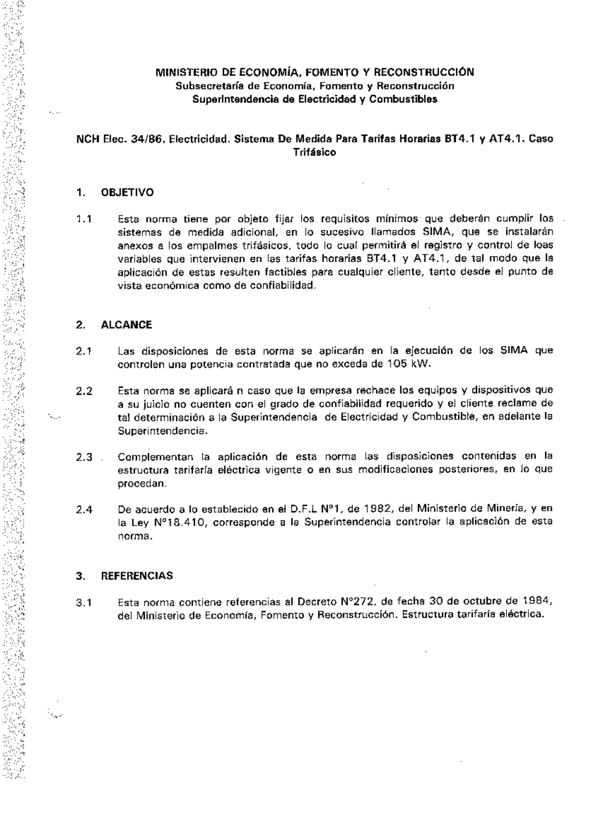 NCh34 86 - Pliegos técnicos - Álgebra Lineal - Studocu
