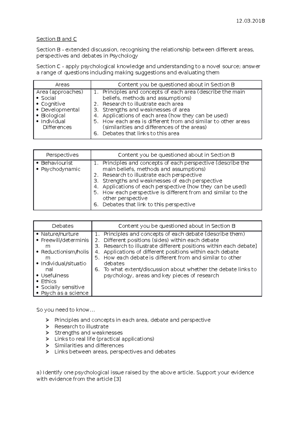 Section C of Component 2 - Section B and C Section B - extended ...
