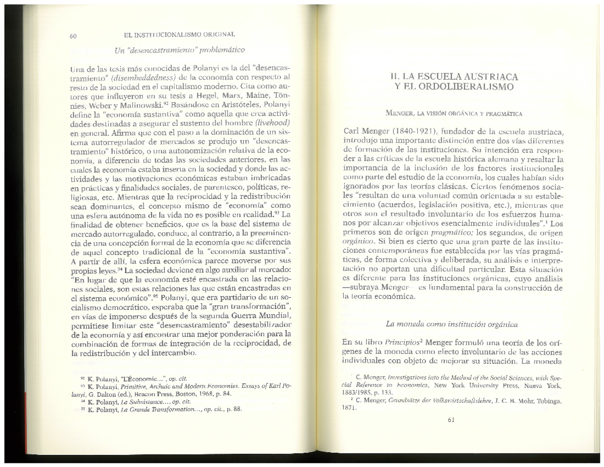 S5 Lectura La Escuela Austriaca y el ordoliberalismo - Historia del ...