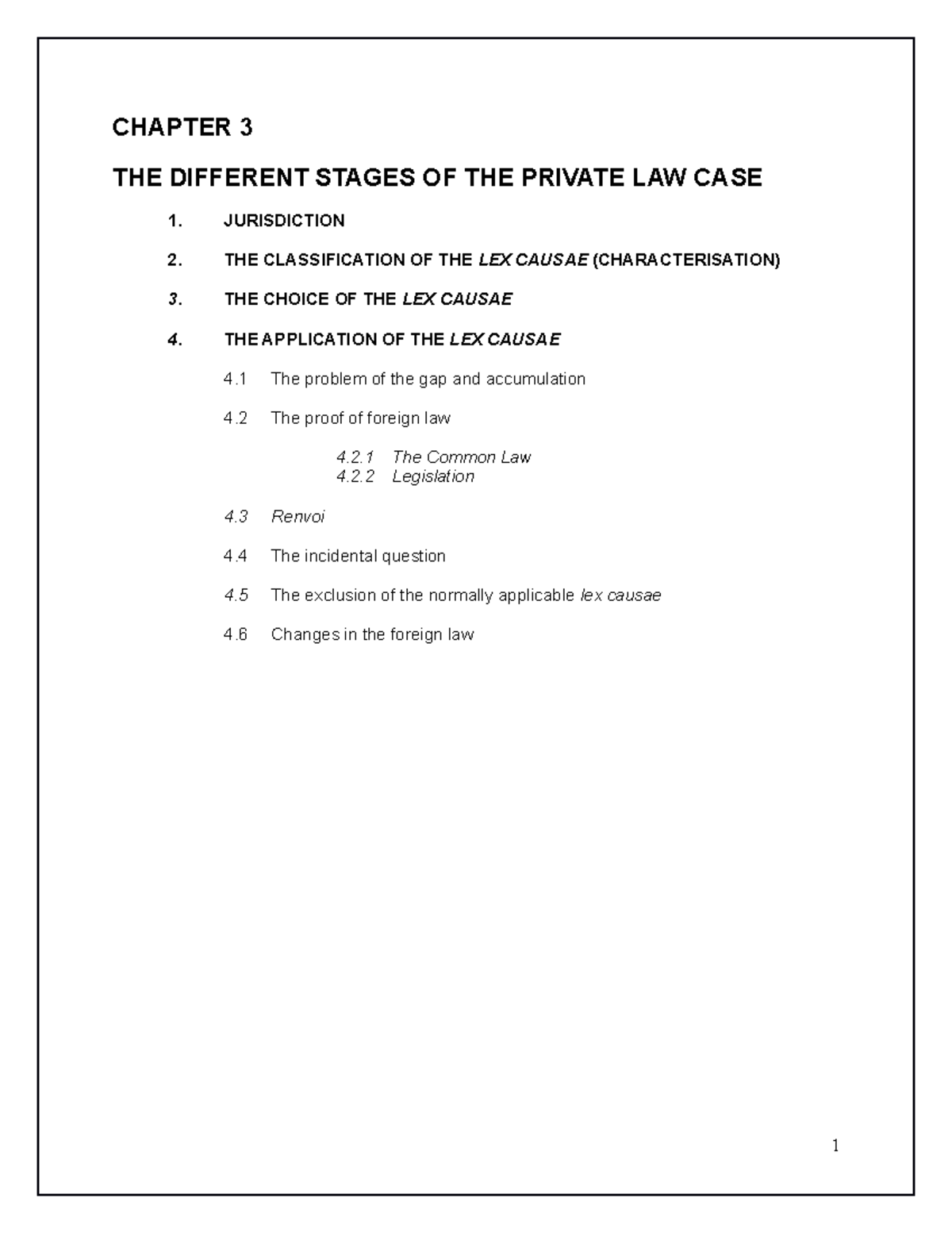 Chapter 3 - Andriza - CHAPTER 3 THE DIFFERENT STAGES OF THE PRIVATE LAW ...