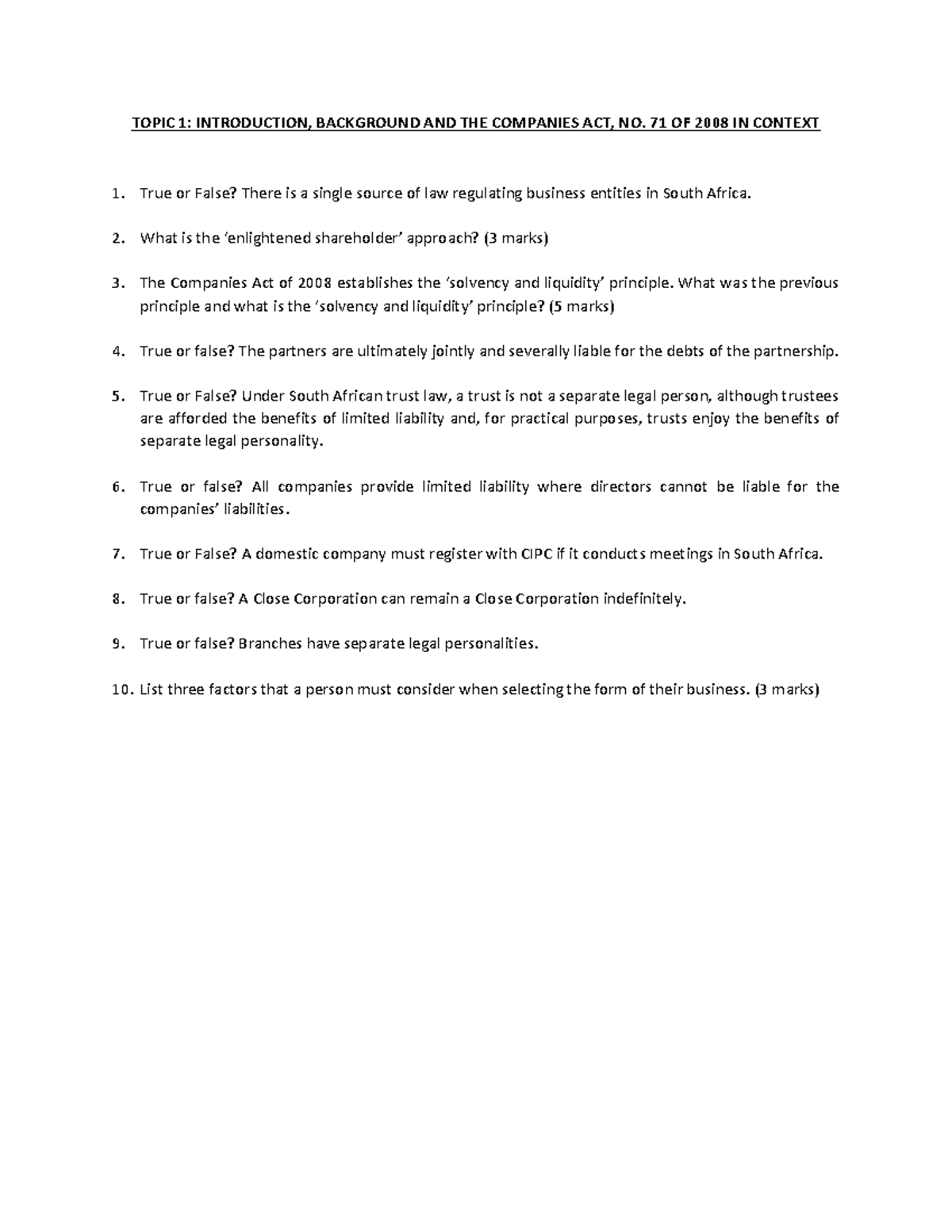Topic 1 - Activity - tutorial - TOPIC 1: INTRODUCTION, BACKGROUND AND ...