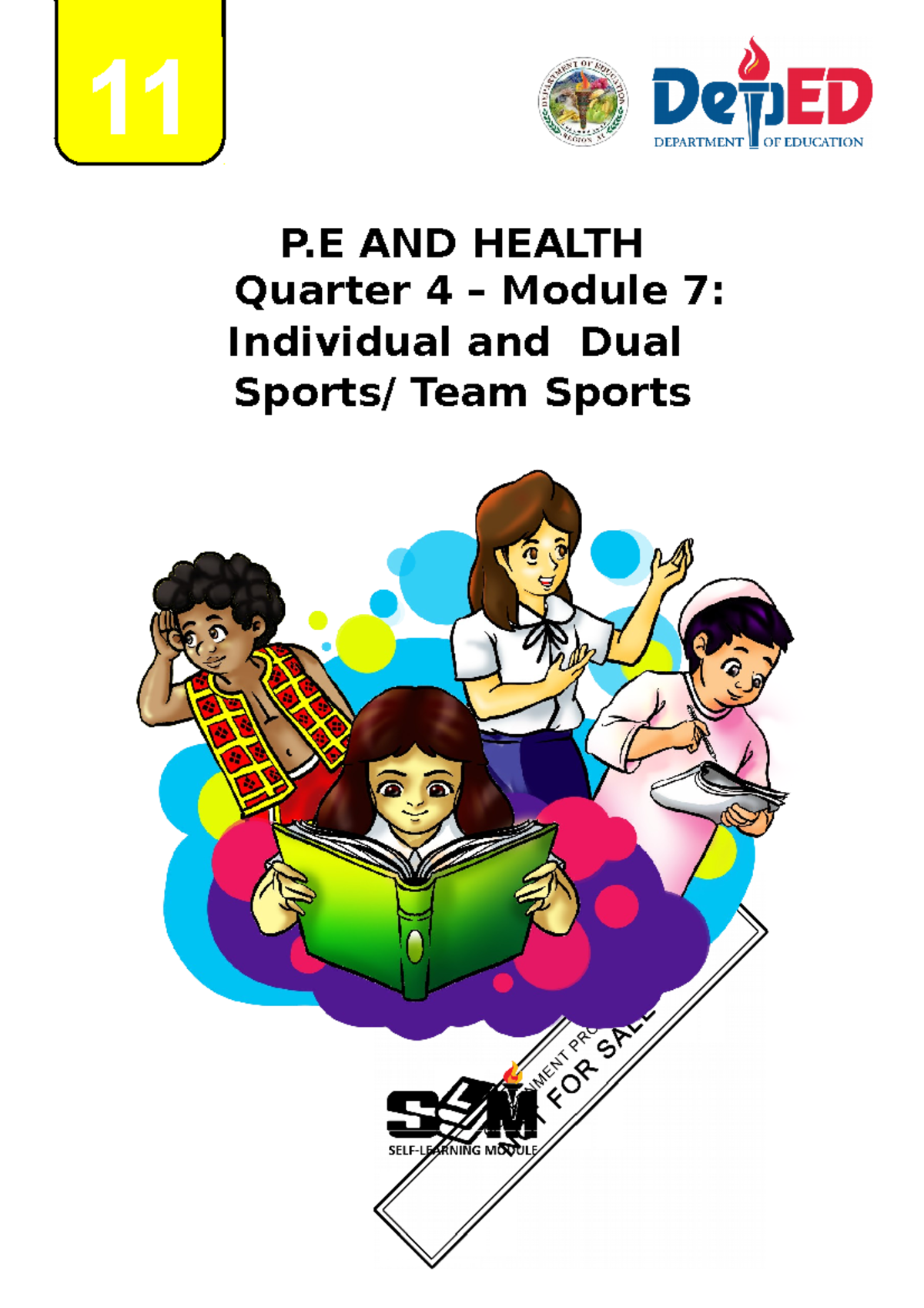 HOPE 2 Quarter 4 module 7 - P AND HEALTH Quarter 4 – Module 7: Individual and Dual Sports/ Team ...