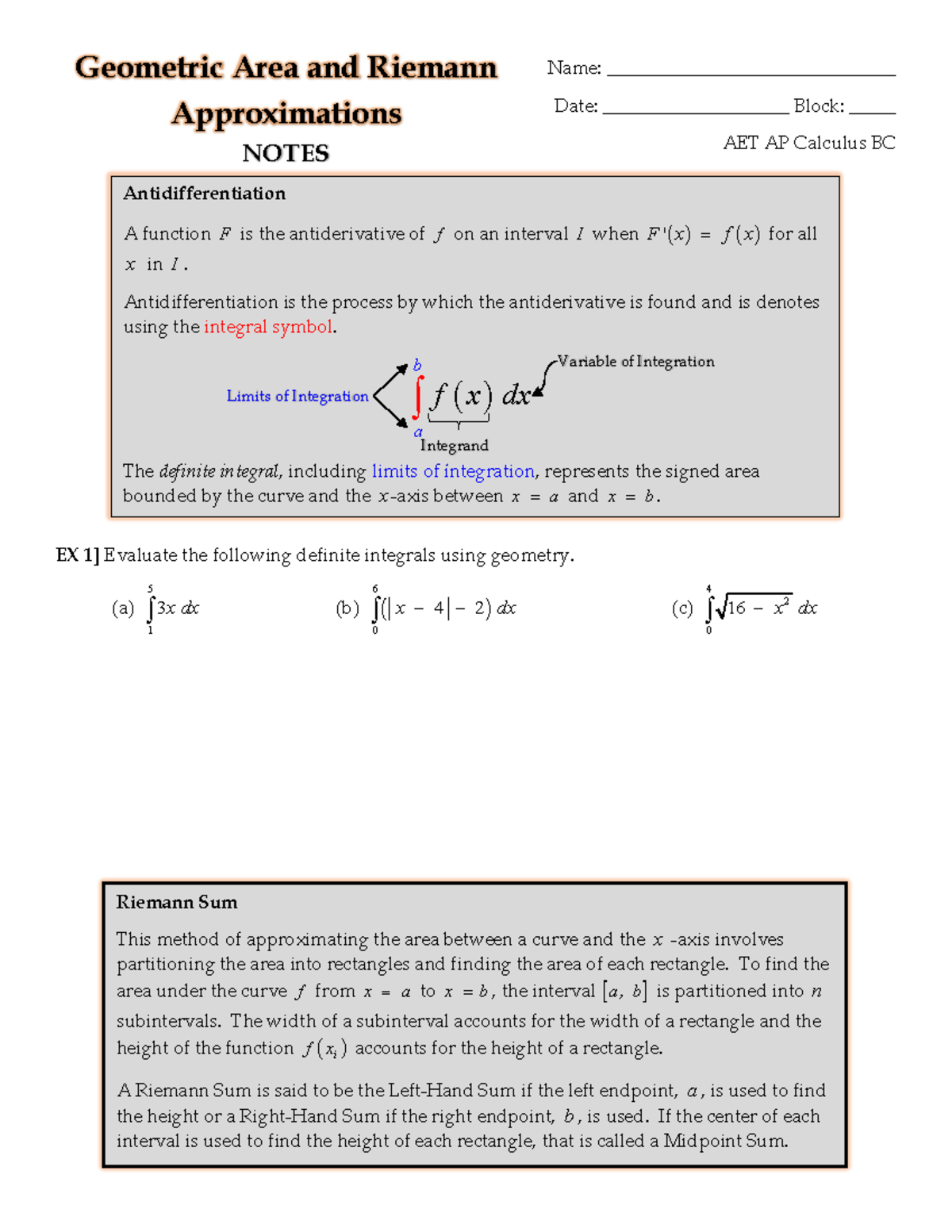 Unit 2 Notes - yes - Name: _______________________________ Date ...