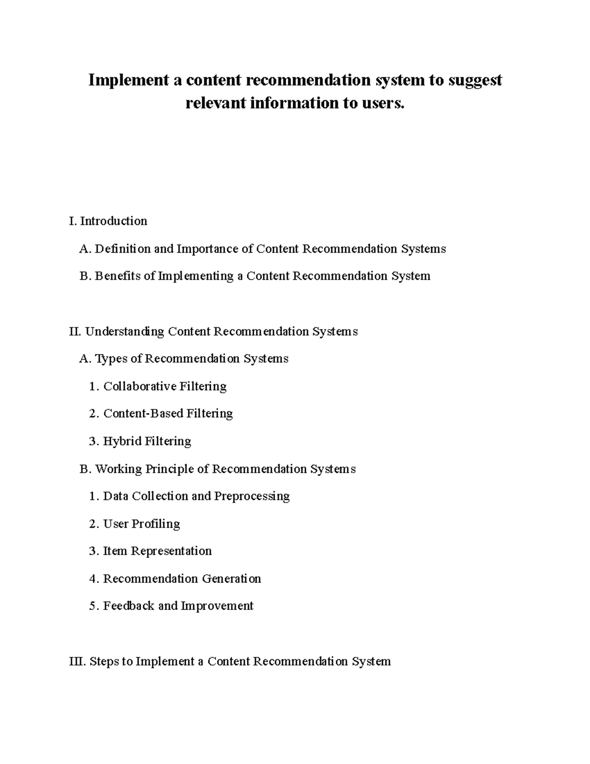 Implement a content - learning - Implement a content recommendation ...