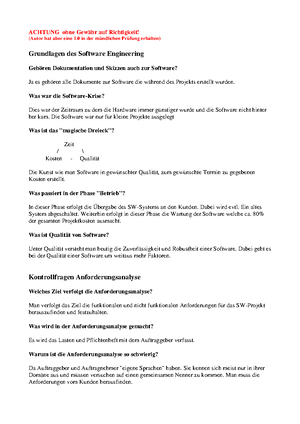 Skript - Skript Software Engineering Bachelor-Studiengang ...