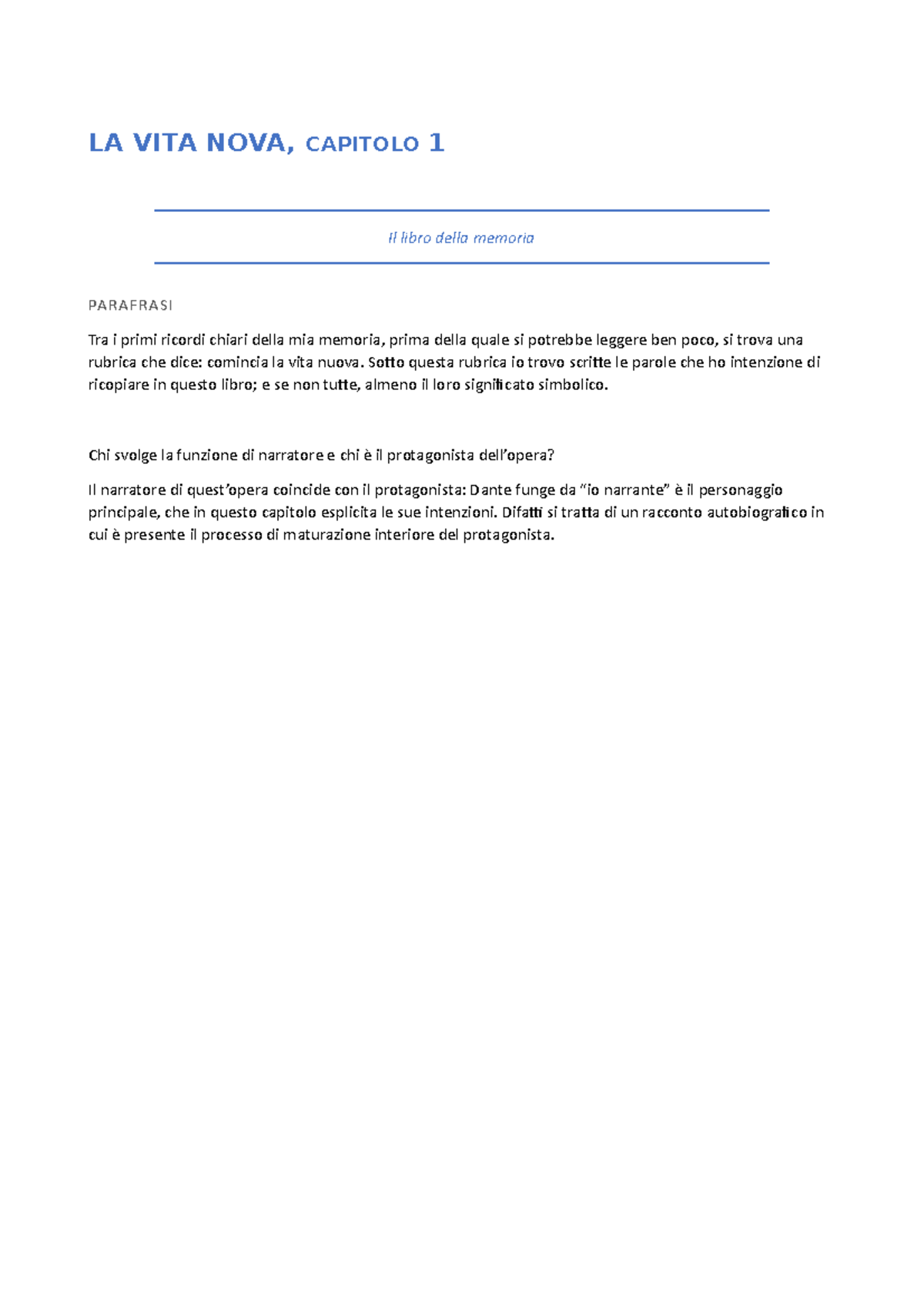 LA VITA NOVA - approfondimento su uno dei testi più importanti di Dante ...