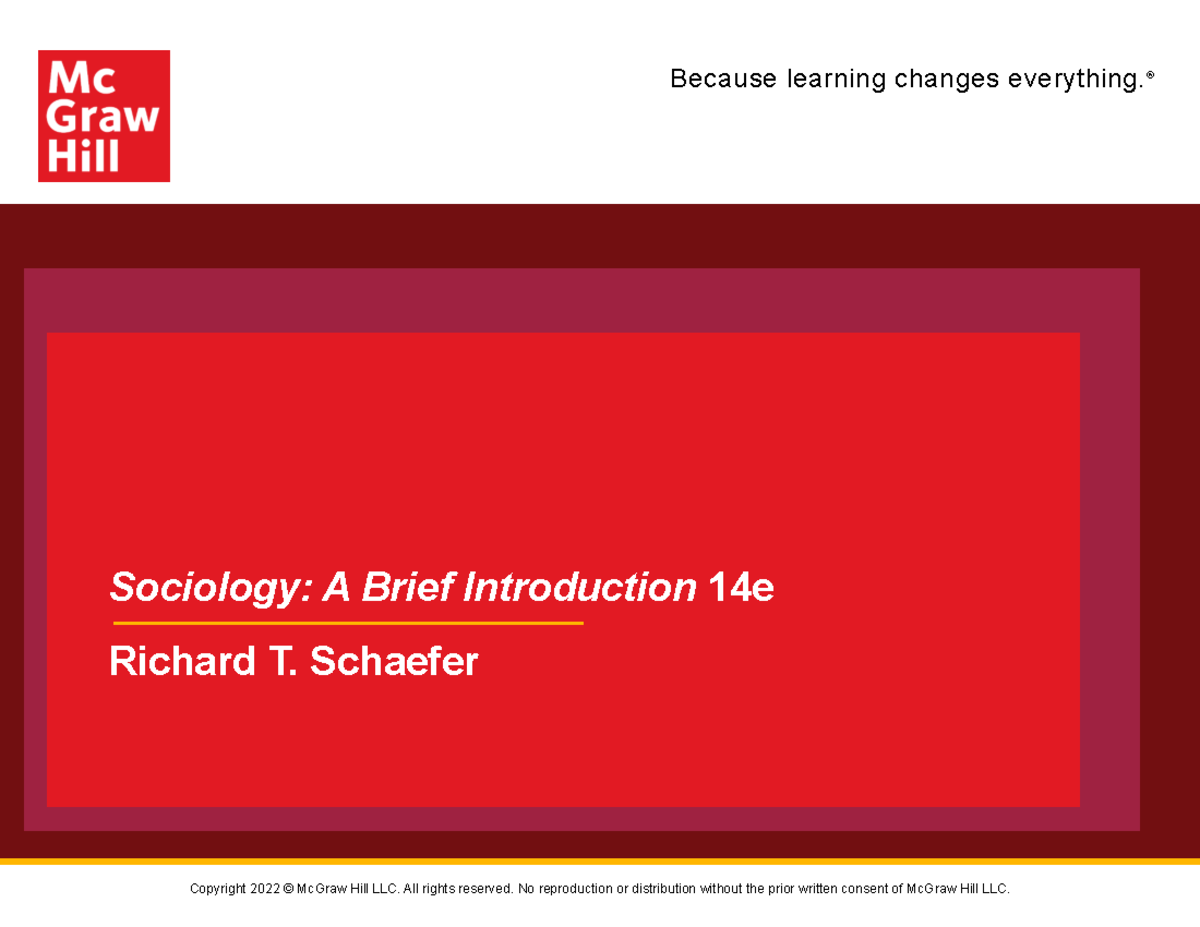 Schaefer 14e PPT ch14 Access - Because learning changes everything ...