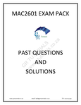 MAC2601 - Unisa - Principles of management accounting - Studocu