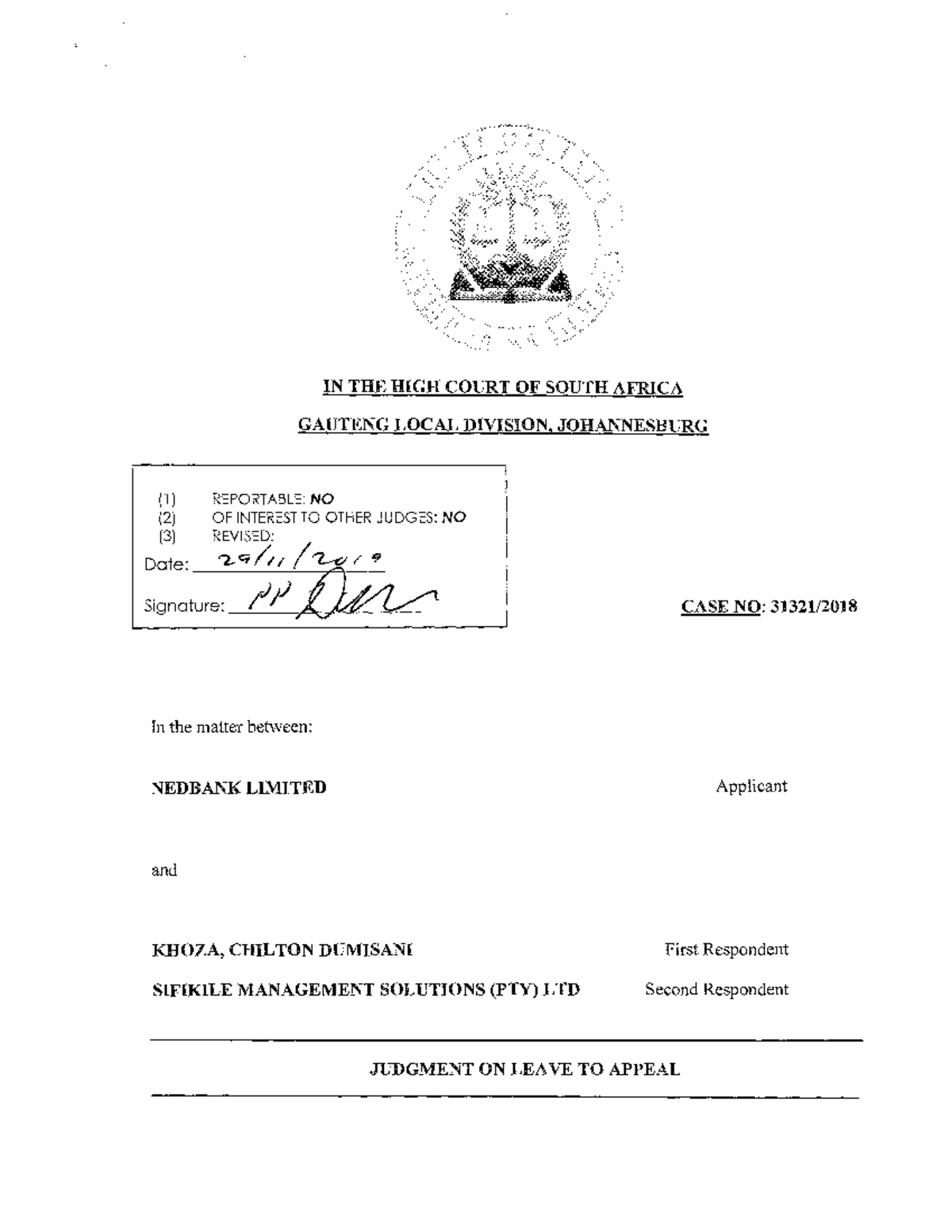 491 - Case law - CSL2601 - Studocu