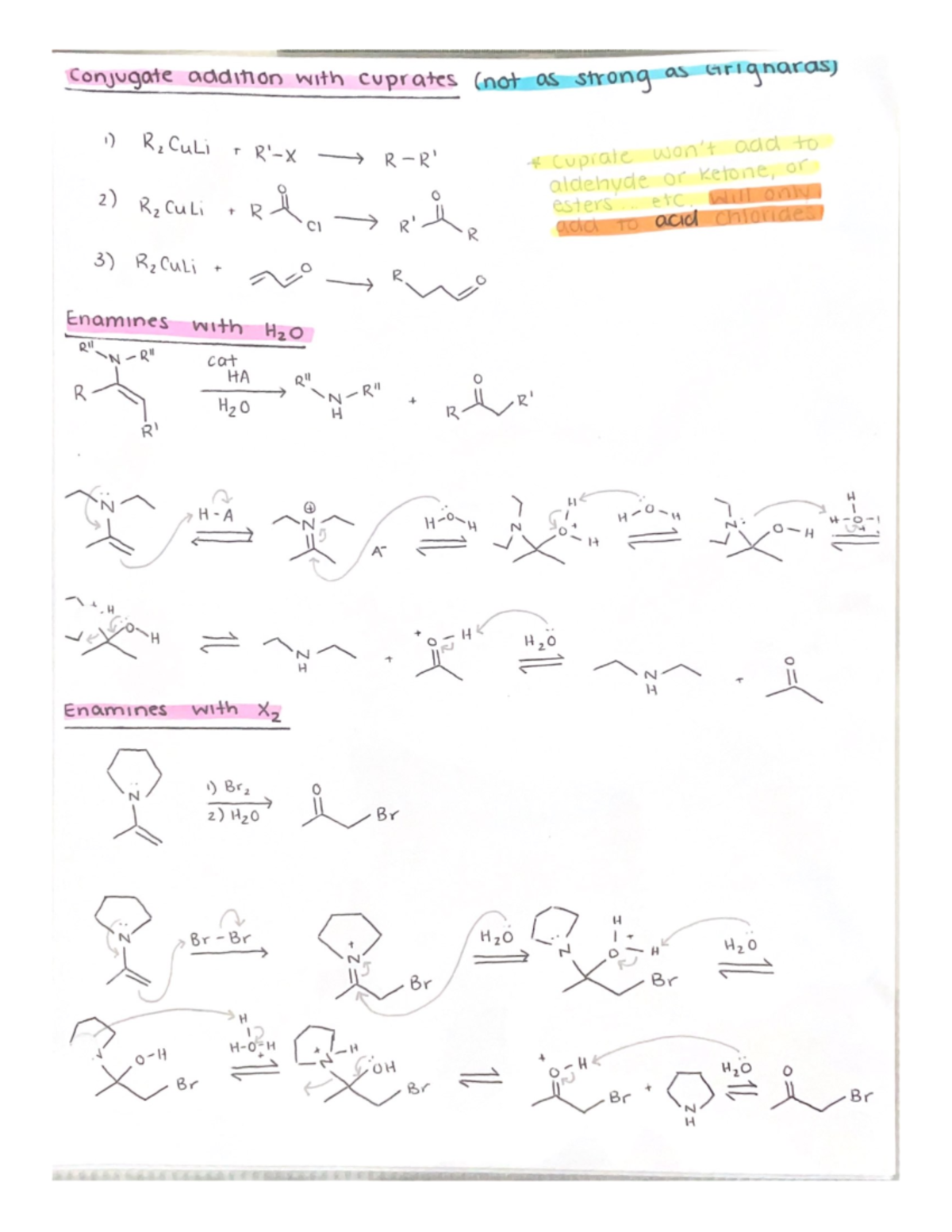 Aldehyde or ketone, or - The document provides all the mechanism ...