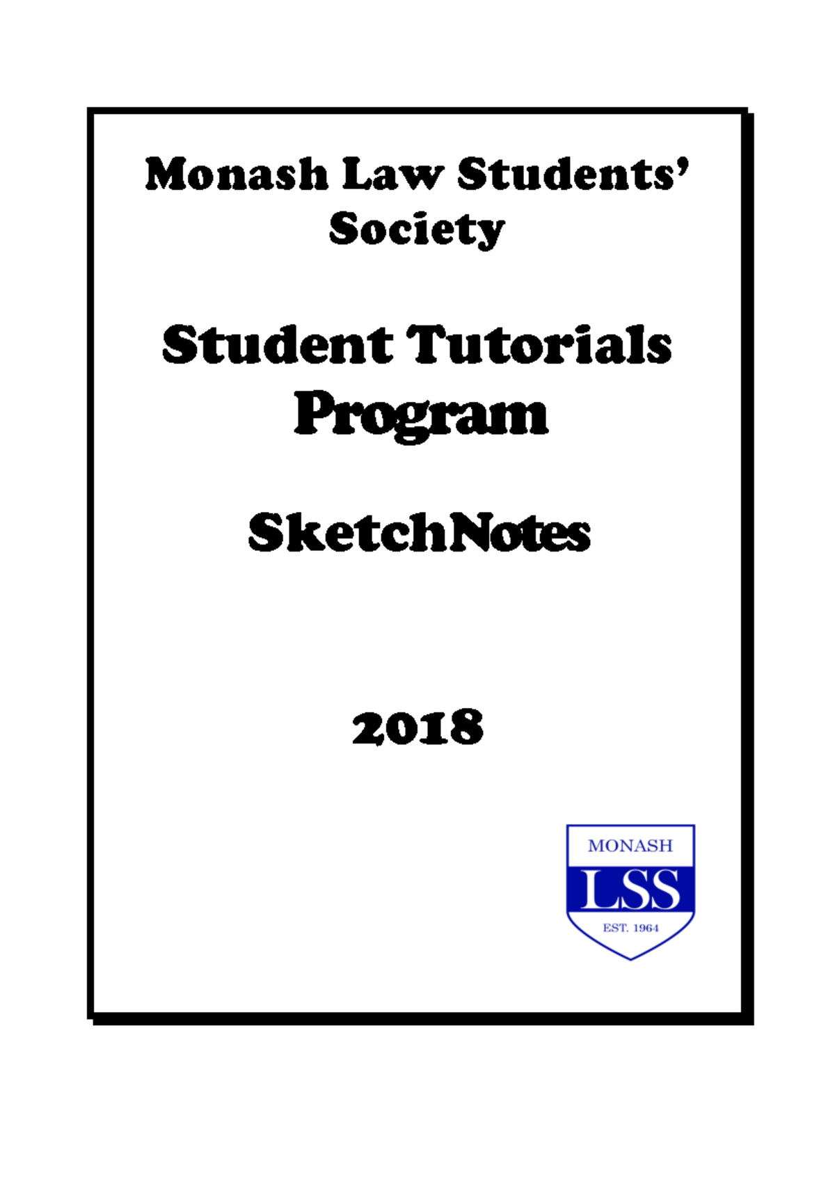Monash-LSS-trusts - really good - Monash Law Students’ Society Student Tutorials Program ...