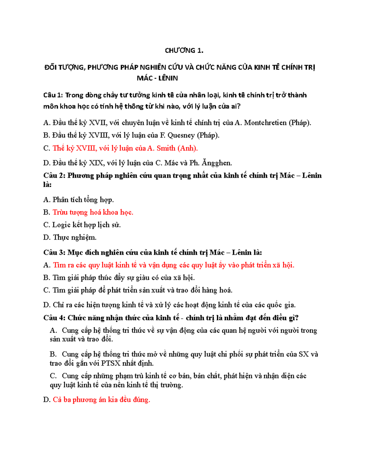 KTCT - HK 213 - tìm kết quả của các bài quiz - CH ƯƠNG 1. ĐỐỐI T ƯỢNG, PH ƯƠNG PHÁP NGHIÊN C ỨU ...