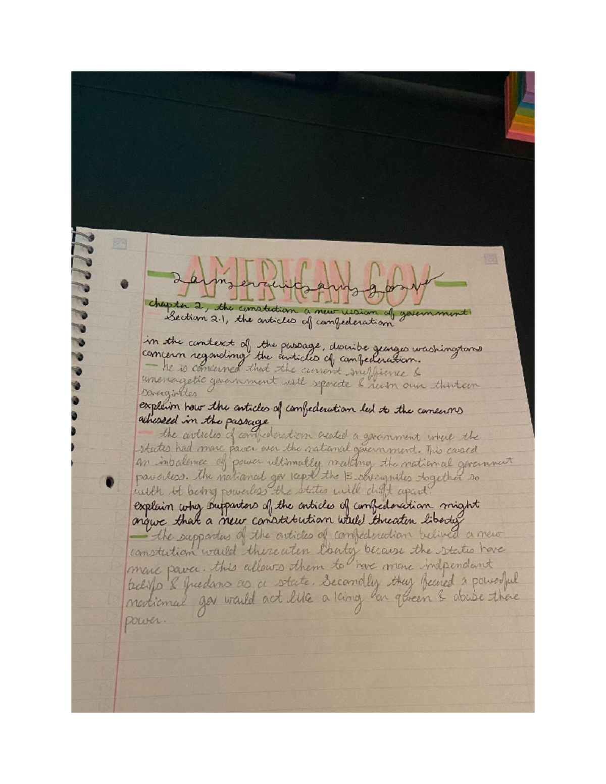 Chapter 2, Section 2.1 Notes - Studocu