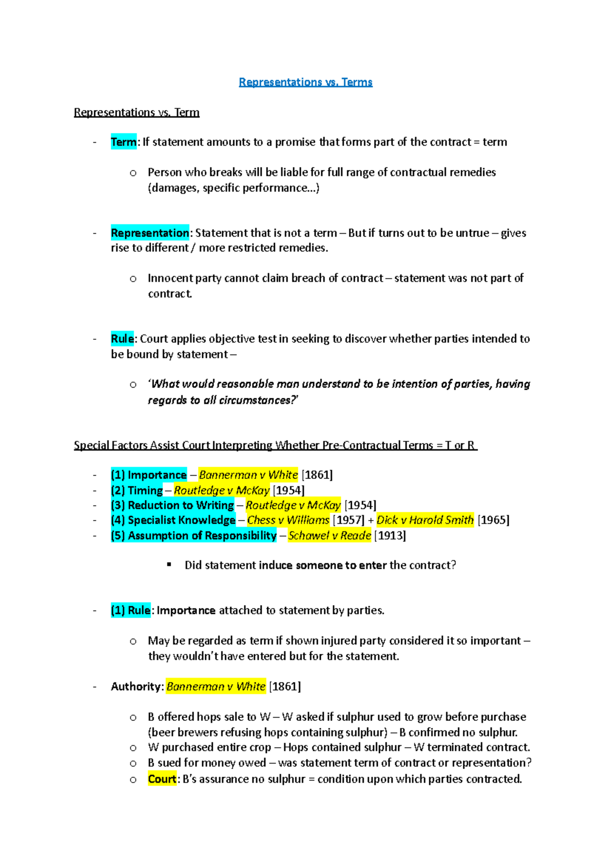 1. Representations vs. Terms - Representations vs. Terms ...