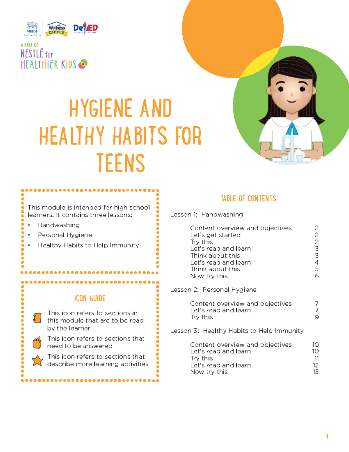 Hygiene and Healthy Habits for Teens 1 - HYGIENE AND HEALTHY HABITS FOR ...