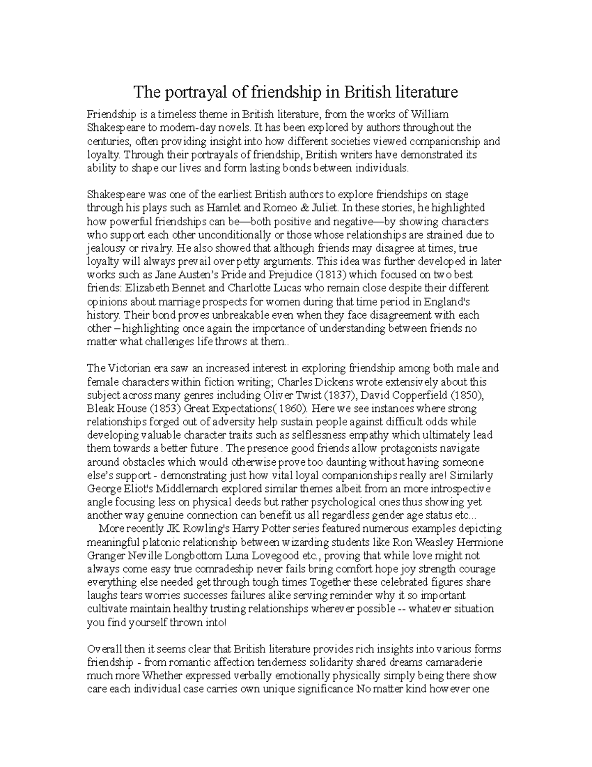 British literature - It has been explored by authors throughout the ...