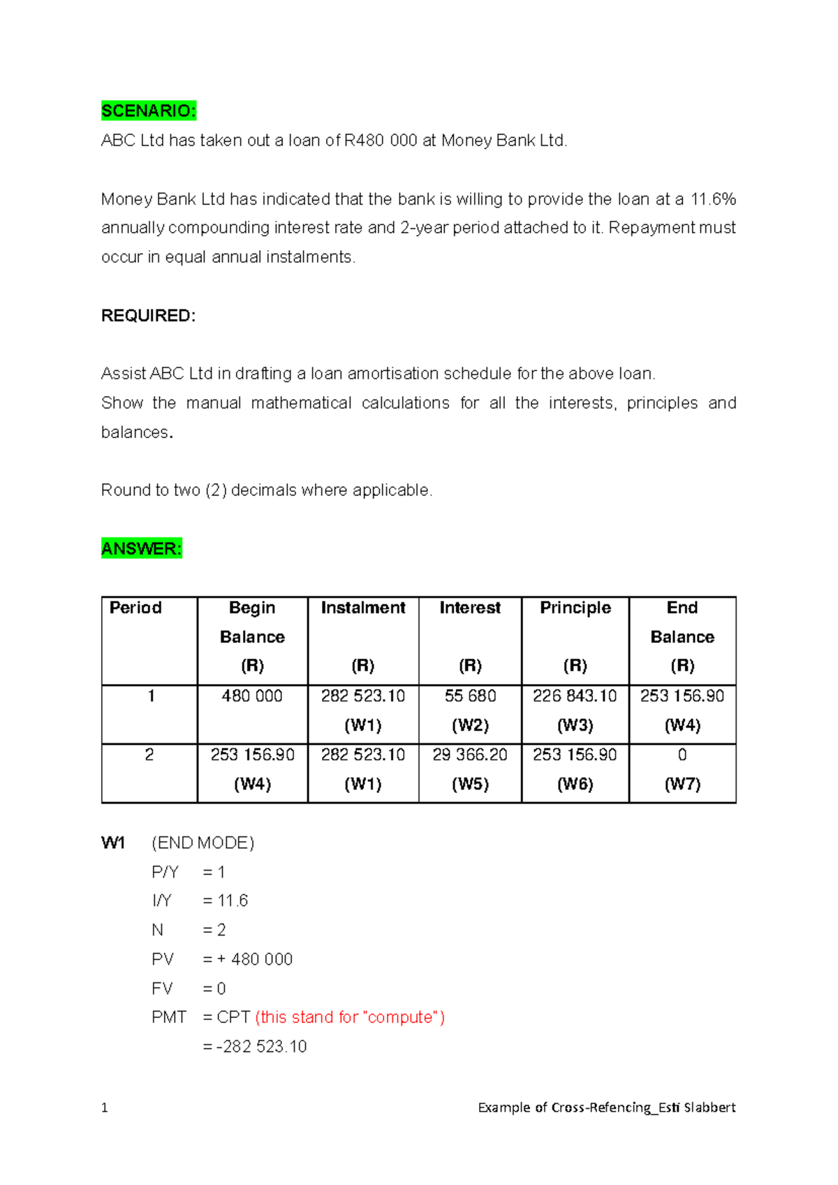Example of cross-referencing - 1 Example of Cross-Refencing_Esti ...