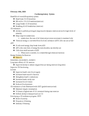 Kin ch 1 - Introduction to exercise science - Kin 275 January 27th ...
