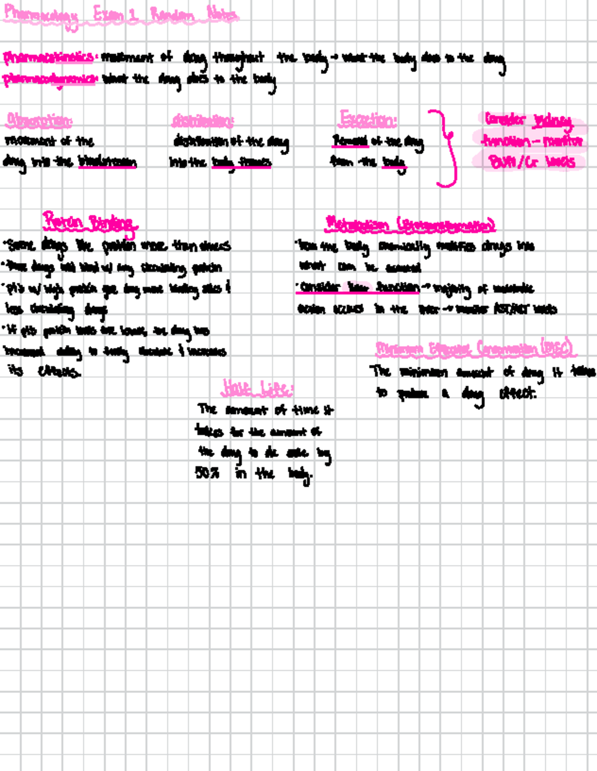 Introduction to Pharmacology Notes - micology Exam 1 Random Notes ...