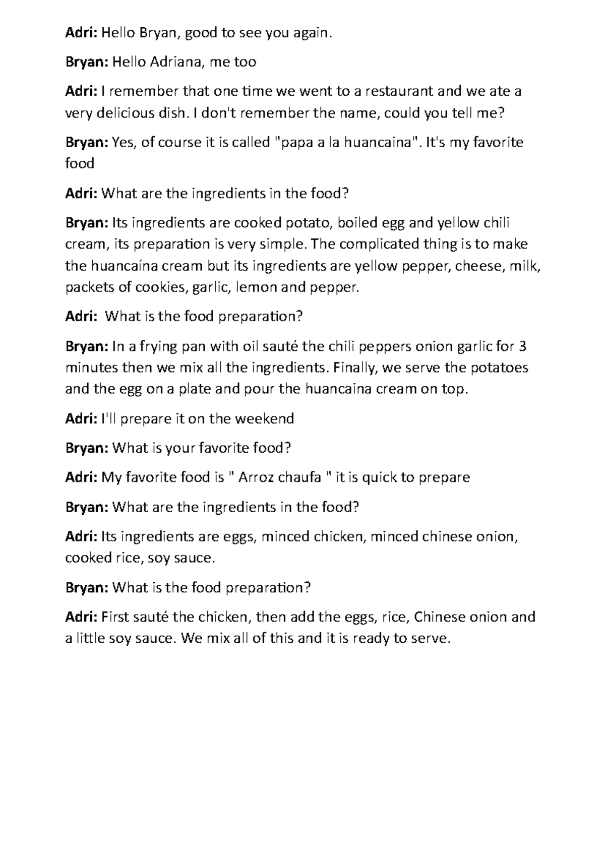 ALP Basico 9_ICPNA - Adri: Hello Bryan, good to see you again. Bryan ...