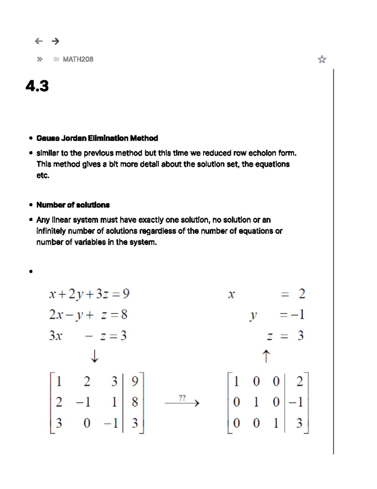 4.3 - MATH208 - MATH 208 - Studocu
