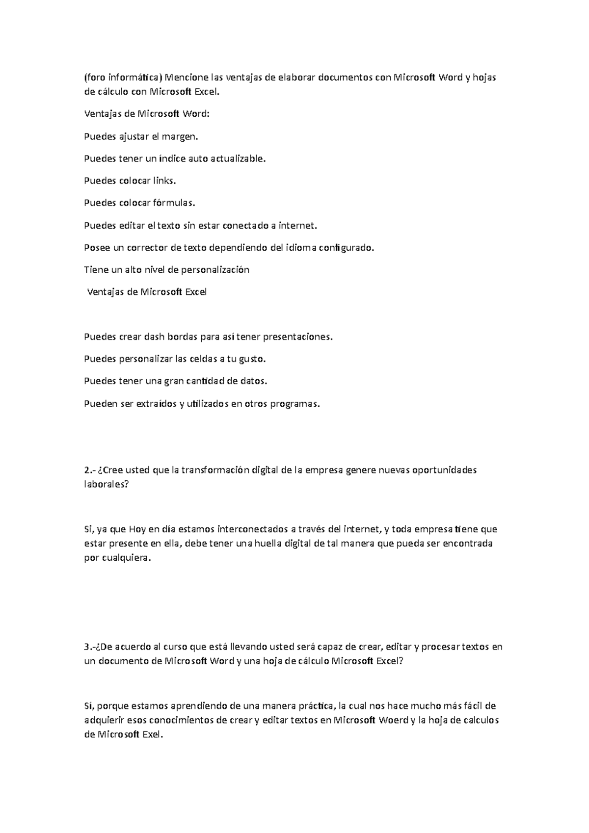 Foro informática - foro de informatica - (foro informática) Mencione ...