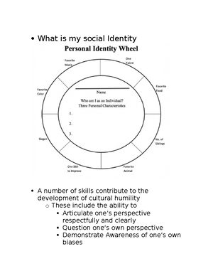 Cultural Humility 1 - Cultural Humility Week of 8-28- Diversity o Noun ...