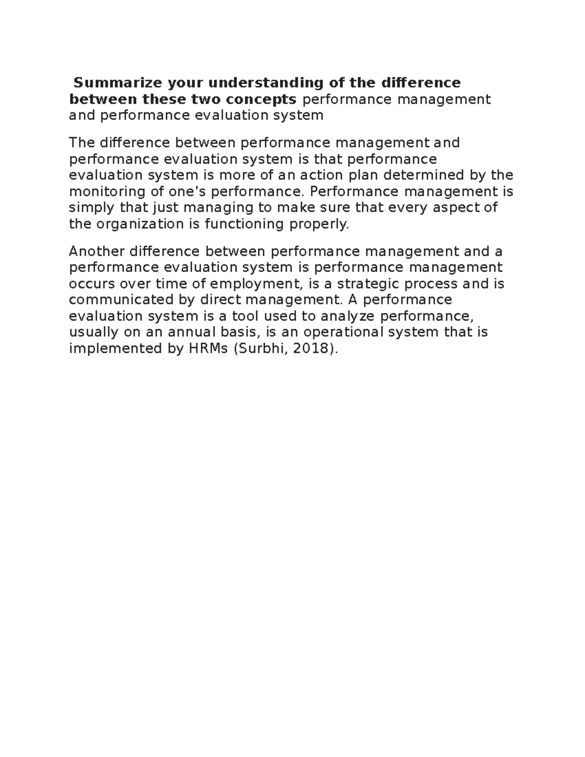 Wk 5 Summarize your understanding of the difference between these two ...