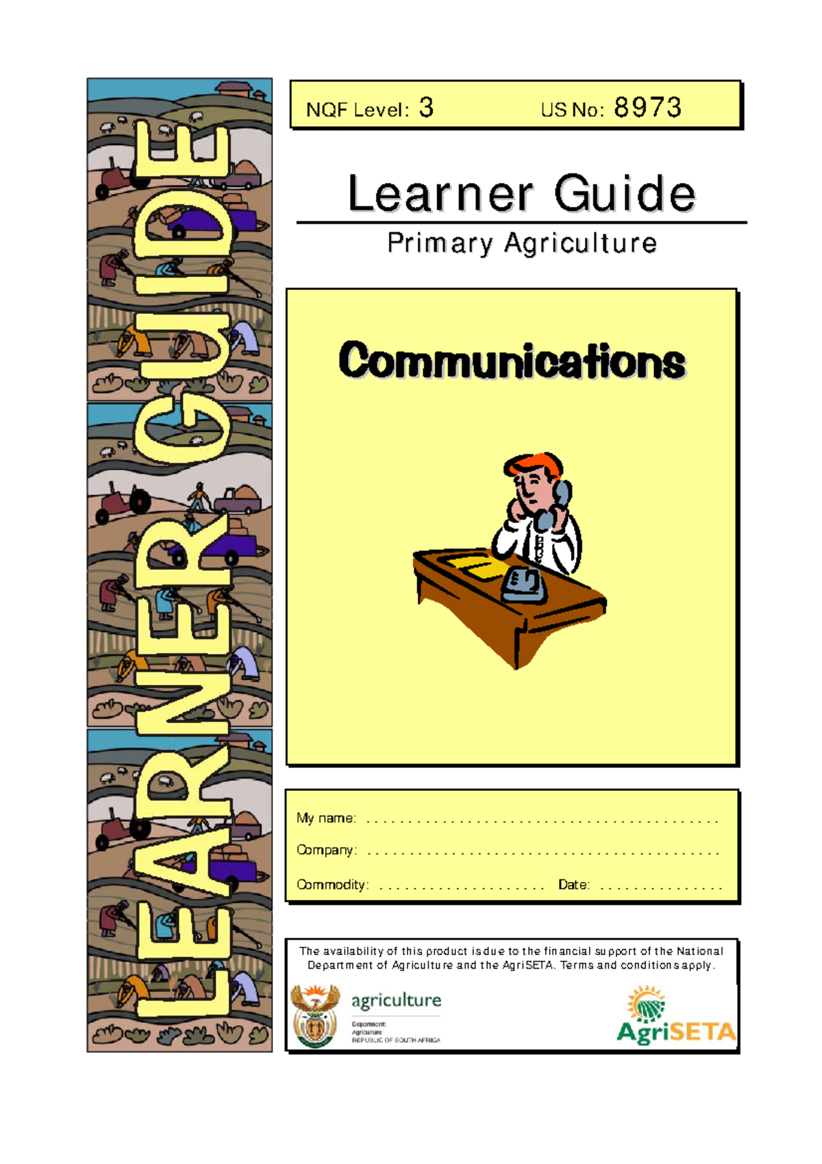 8973 Use language and communication in occupational learning programmes ...