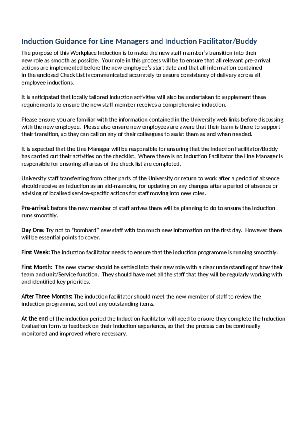 Workplace Induction Booklet New 17 07 15 - Induction Guidance for Line ...