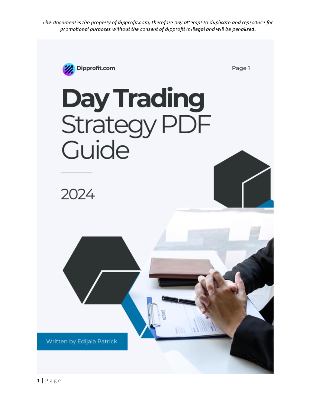 The Ultimate Day Trading Strategy PDF Guide - promotional purposes ...