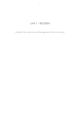 Disaster Risk reduction and Management - MX3084 - Studocu